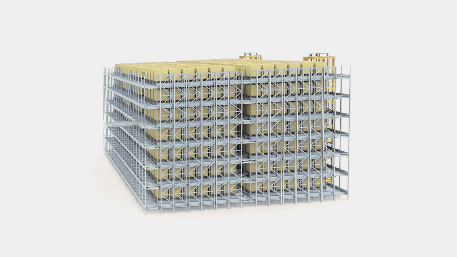 R-bot + H-bot 六向穿梭车密集存储系统-江苏智库智能科技有限公司